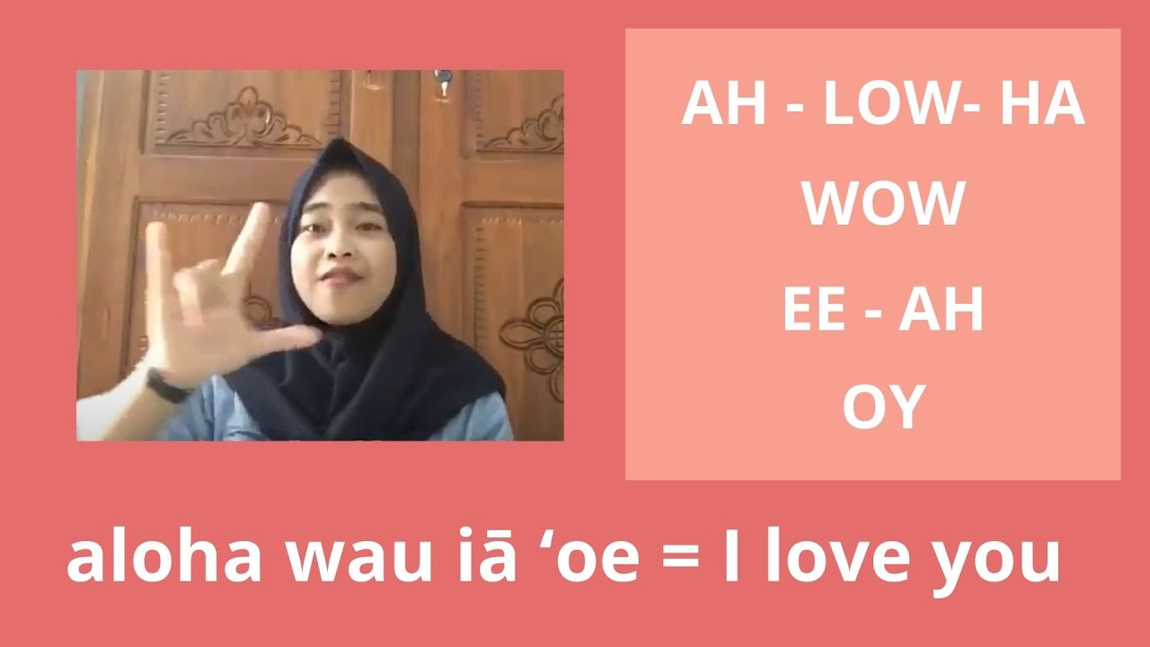 How Do You Say I Love You in Hawaiian?